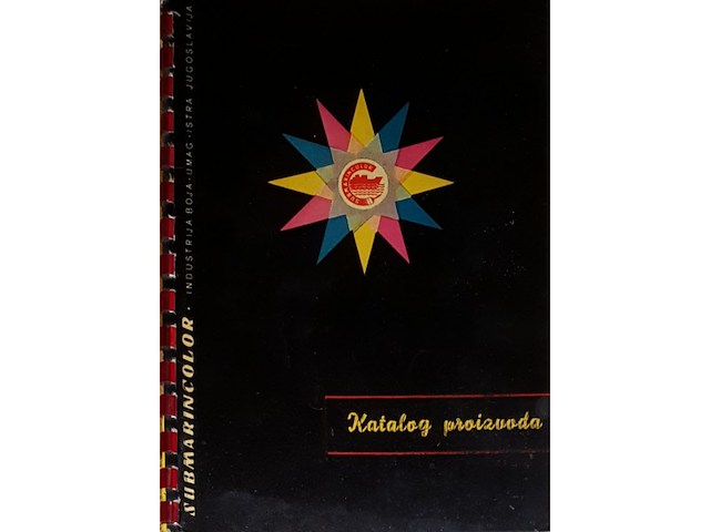 Katalog Proizvoda `SUBMARINECOLOR` Umag Jugoslavija