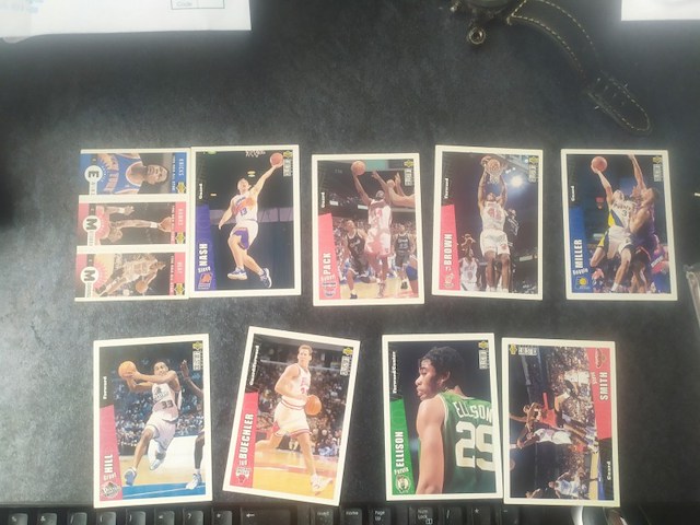 сличице nba cards 1996/97 9 комада (upper deck)