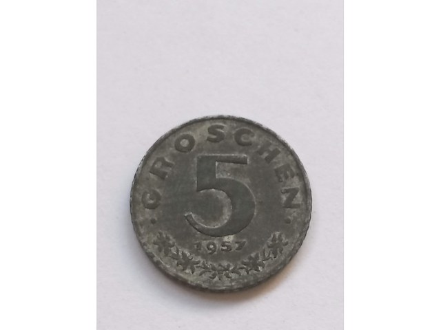 5 Groša 1957.g - Austrija -