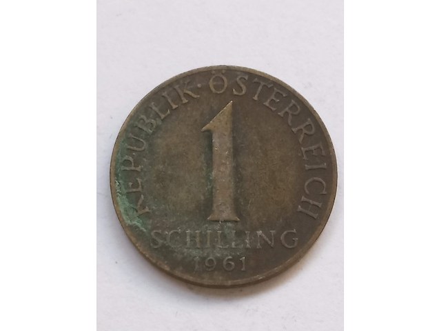 1 Šiling 1961.g - Austrija -