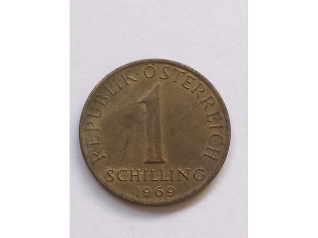 1 Šiling 1969.g - Austrija -