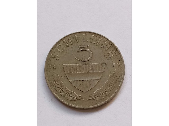 5 Šilinga 1969.g - Austrija -