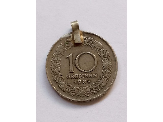 10 Groša 1928.g - Austrija -