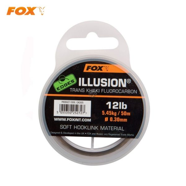 Fox Fluorocarbon  EDGES™ Illusion® Soft – Trans Khaki