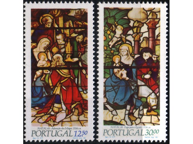 kt419k  23.nov1983  Portugal  Mi1615-6 **