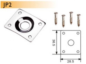 DR Parts JP2/CR oval metal jack plate