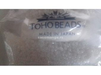 Japanske TOHO zrnaste perle 6/0 pastelna bela