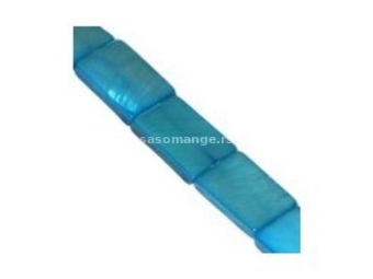 Sedefna perla pravougaonik 10*15 mm plava pakovanje