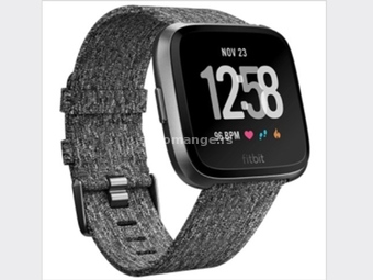 Fitbit Versa Woven-Fitbit Versa Charcoal Woven Special Edition-