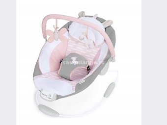 Muzička ležaljka sa vibracijom Kids II Ingenuity Cradling Bouncer Flora 12201