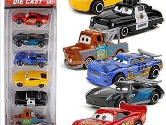 Igračke set od 6 automobila Cars