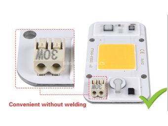 Led dioda chip 50w 220v sa KONEKTOROM bez lemljenja