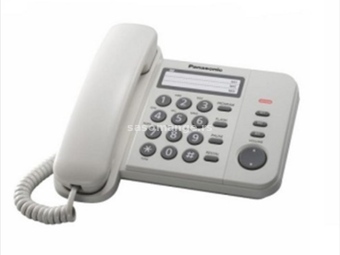 Panasonic zičani telefon- PANASONIC telefon KX-TS520FXW beli