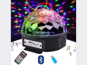 LED MP3 bluetooth disko kugla