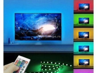 USB Led RGB Traka za tv 2m sa daljinskim