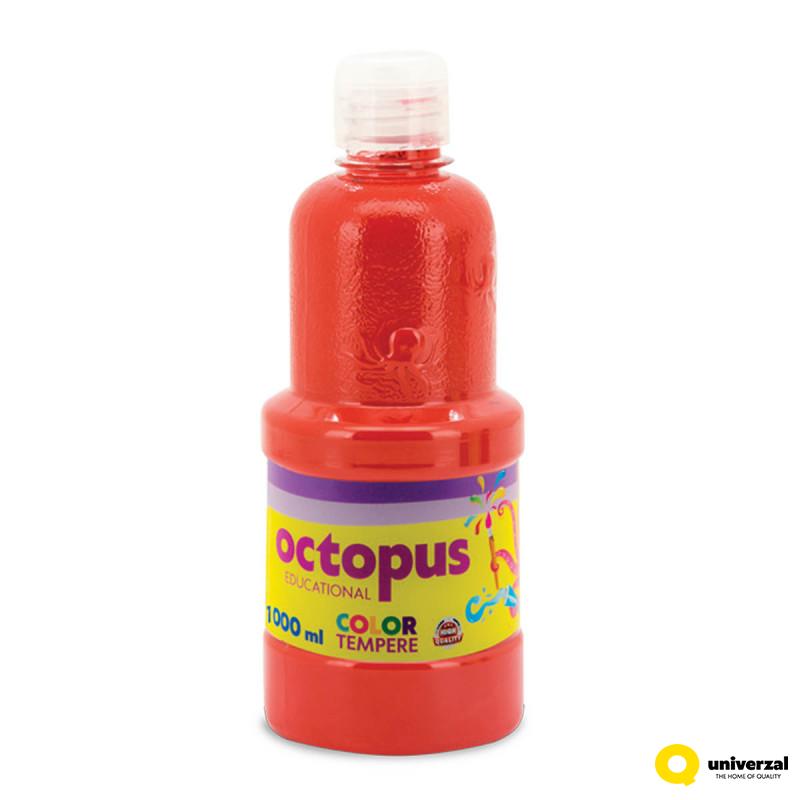 TEMPERA 1L CRVENA OCTOPUS UNL-1221