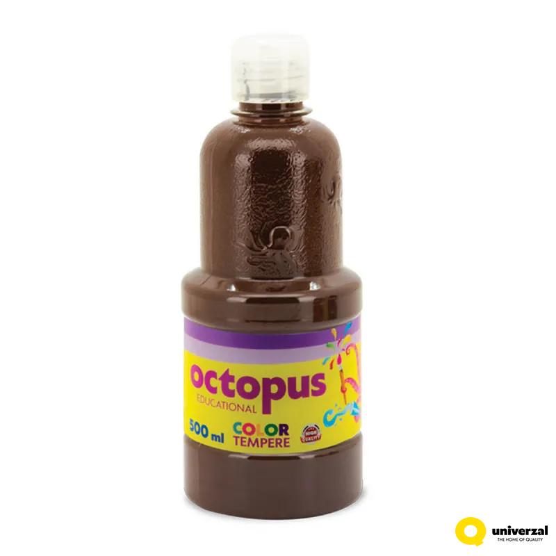 TEMPERA 500ml BRAON OCTOPUS UNL-1124