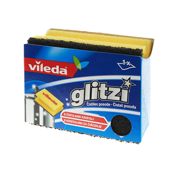 Sunđer sa abrazivom GLITZI CRYSTAL 1/1 Vileda 22101 6700037