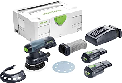 FESTOOL BATERIJSKA ŠLAJFERICA ETSC 125 LI 3,1 I-PLUS - 575719 - dve baterije (18V)