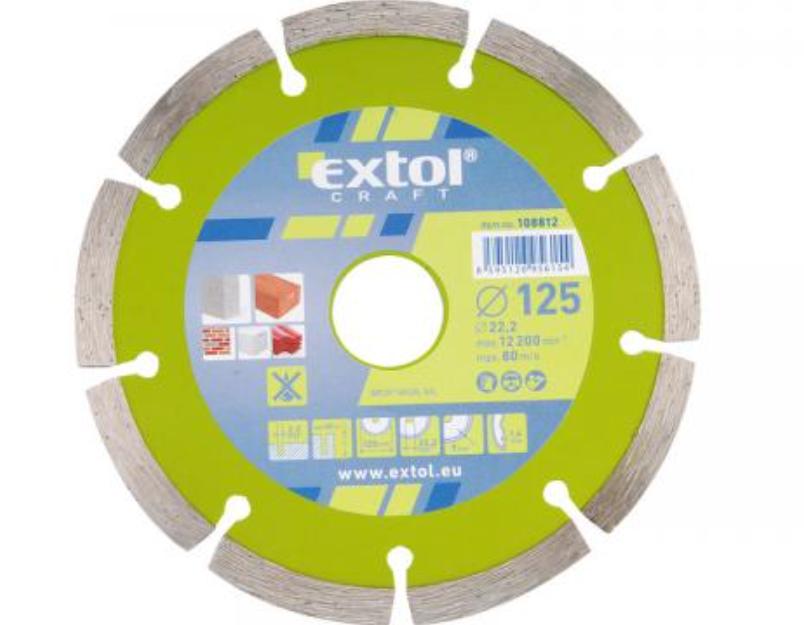 DIJAMANT SEČIVO Ø 115MM x 22,2 x 2mm EC