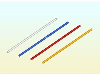PVC štap za prepone i podesivi čunj dužine 100cm