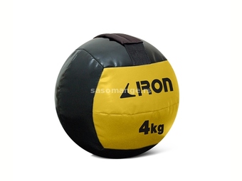 Wall Ball - Fitnes lopta za bacanje 4kg sa 2 ručice