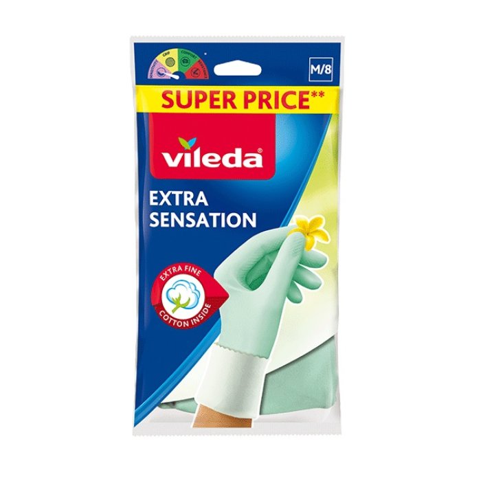 Rukavice Vileda Extra Sensation L