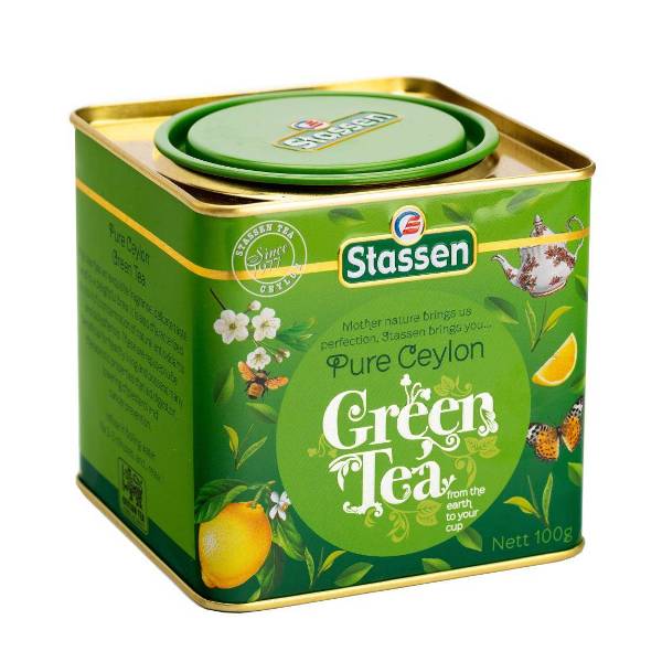 Pure ceylon green tea - čist zeleni cejlonski čaj limenka 100g