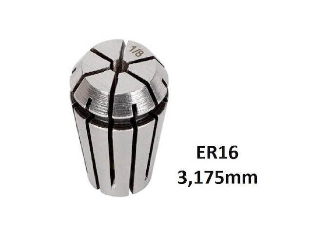 Stezna caura ER16 - 1/8 (3.175mm) - Elasticna caura