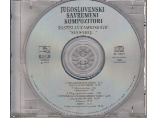cd / RASTISLAV KAMBASKOVIĆ - SVE SAMLJI - kolekcionarsK