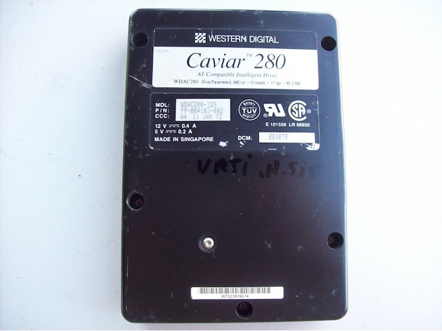 retro hard WD Caviar 280  (85,3mb) ata 3.5 inca