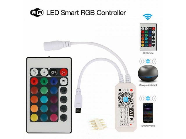 Wifi Smart Led Kontroler RGB + Daljinski.(Čitaj opis)