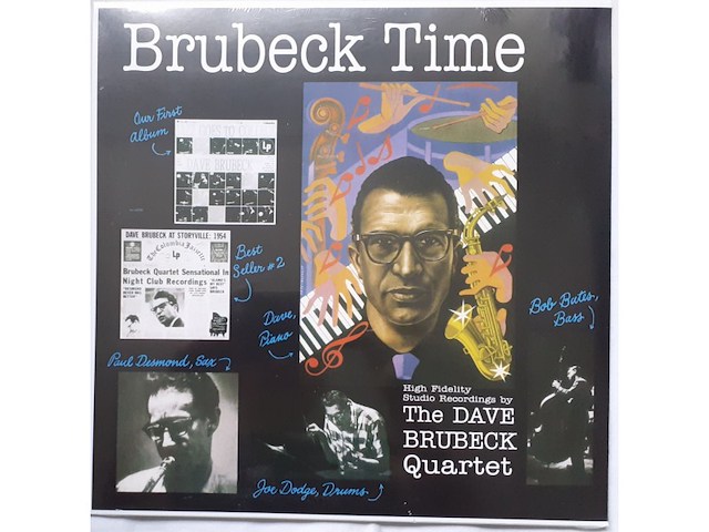 DAVE BRUBECK QUARTET - BRUBECK TIME (Novo!!!)