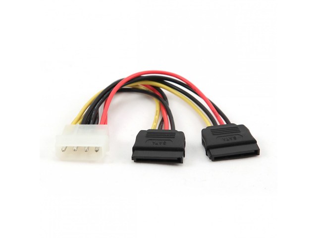 MOLEX na 2 x SATA naponski kabl-adapter 15cm!