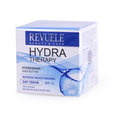 Dnevna krema za intenzivnu hidrataciju kože lica SPF15 REVUELE Hydra Therapy 50ml