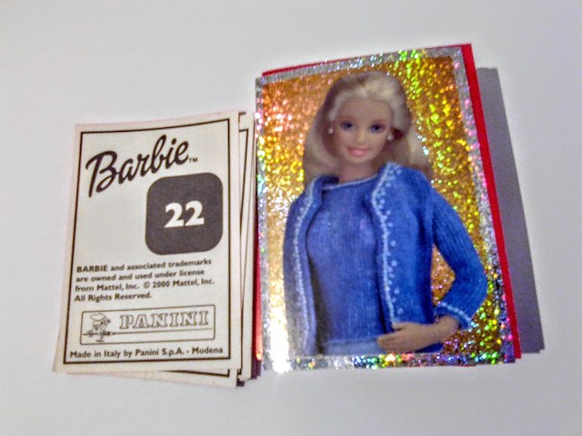 BARBIE-PANINI-Sličice na komad