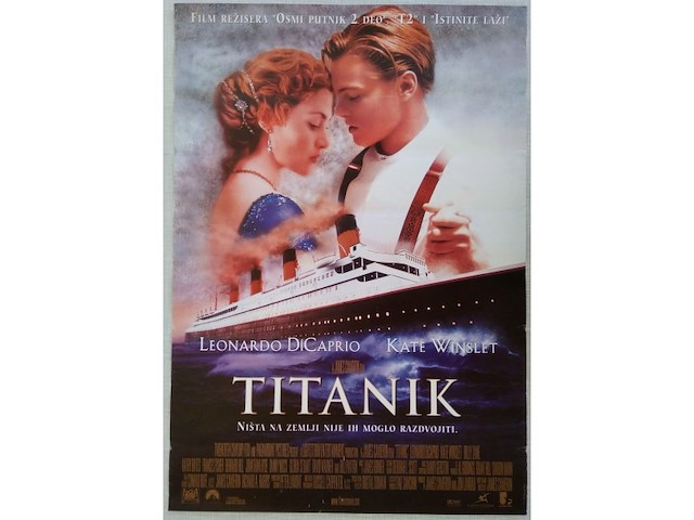 TITANIK (1997) DiCaprio Winslet FILMSKI PLAKAT