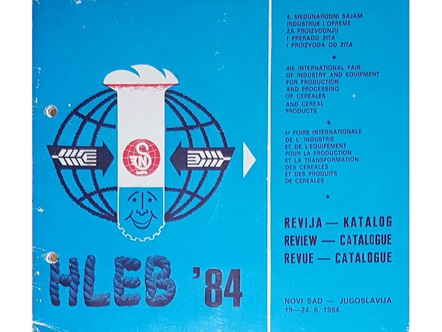 Katalog `HLEB `84` Novi Sad Jugoslavija