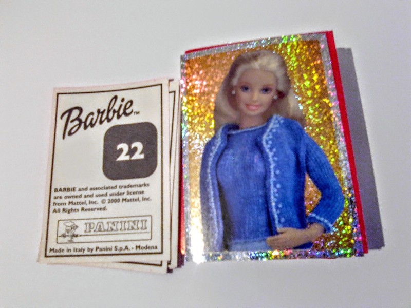 BARBIE-PANINI-Sličice na komad-