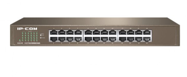 IP-COM G1024D LAN 24-Port 10/100/1000M Base-T Ethernet ports (MDI/MDIX) Desk/rack mount(alt=TEG1024D