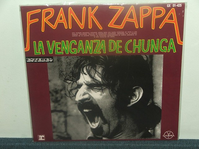 Frank Zappa ‎– La Venganza De Chunga / Chungas Revenge