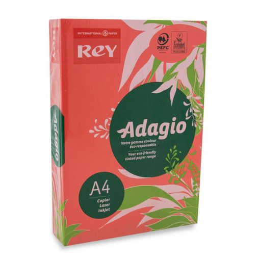 FOTOKOPIR PAPIR A4 80g 500 LISTOVA CRVENI ADAGIO