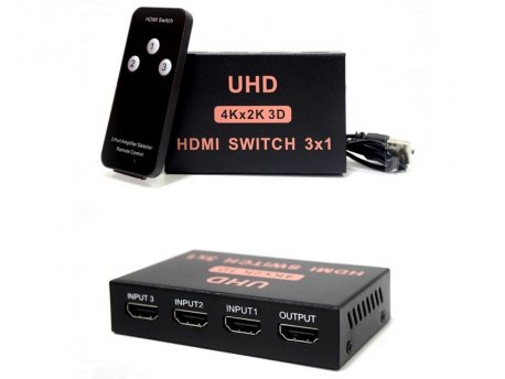 FAST ASIA HDMI Switch 3x1 4Kx2K 3D