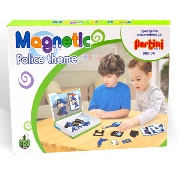 Pertini Igračka Magnetni set Policija 23364