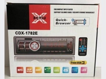 Auto radio MP3 plejer USB SD AUX RADIO