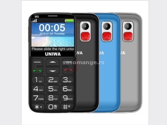 Mobilni telefon za starije i slabovide osobe-UNIWA V808G-