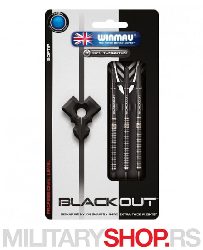 Softdart strelice za pikado Blackout