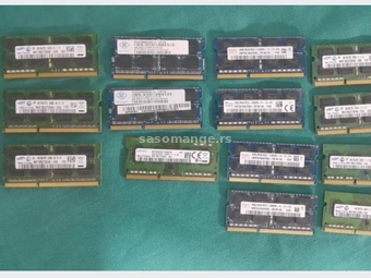 DDR3 4GB Ram memorija za laptop Samsung Nanya Kingston