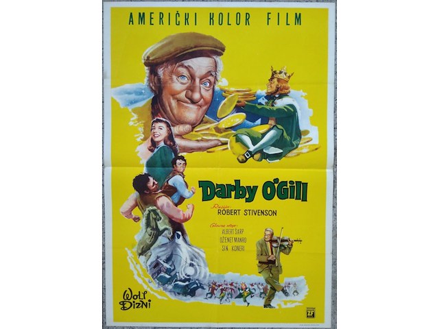 DARBY O’GILL (1959) Disney VELIKI PLAKAT (100 x 70 cm)