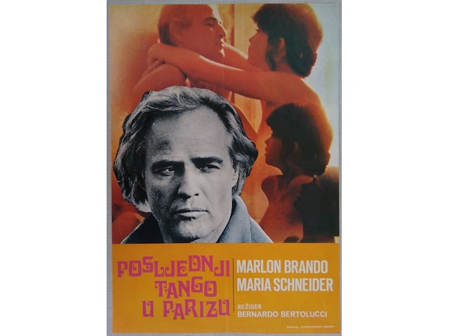 POSLEDNJI TANGO U PARIZU (1972) FILMSKI PLAKAT